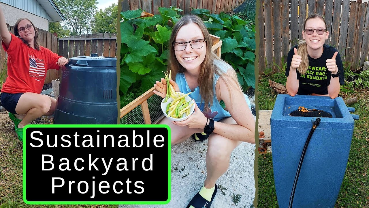 3 SUSTAINABLE backyard projects (ECO-FRIENDLY at HOME) - YouTube