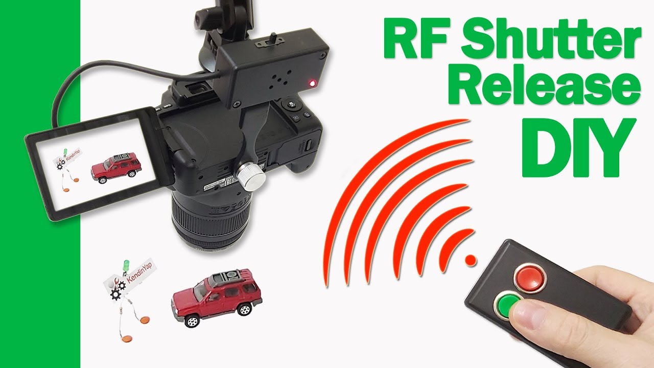 How To Make Wireless Shutter Release For SLR | DIY Wireless Trigger ...