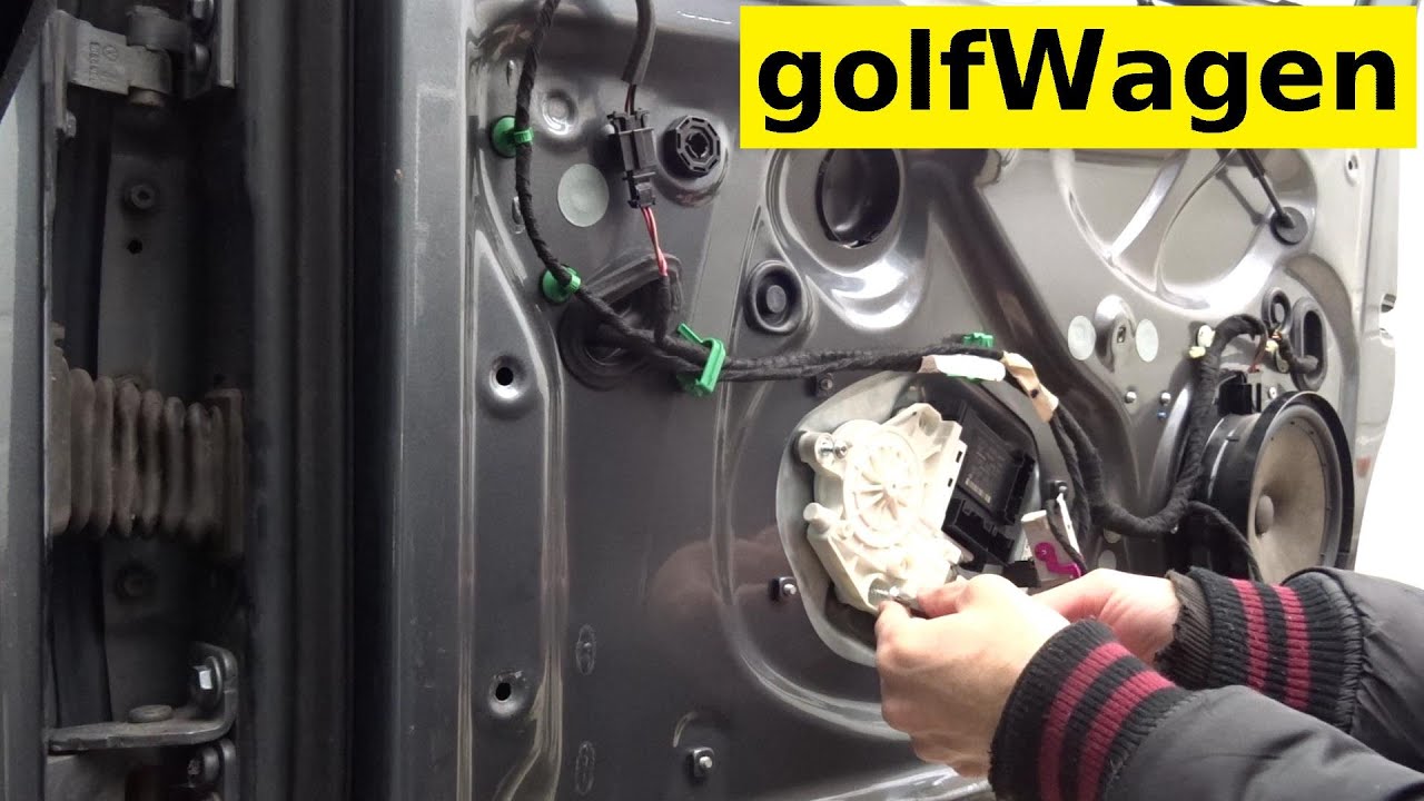 VW Golf 5 door control module replacement / window motor replacement ...