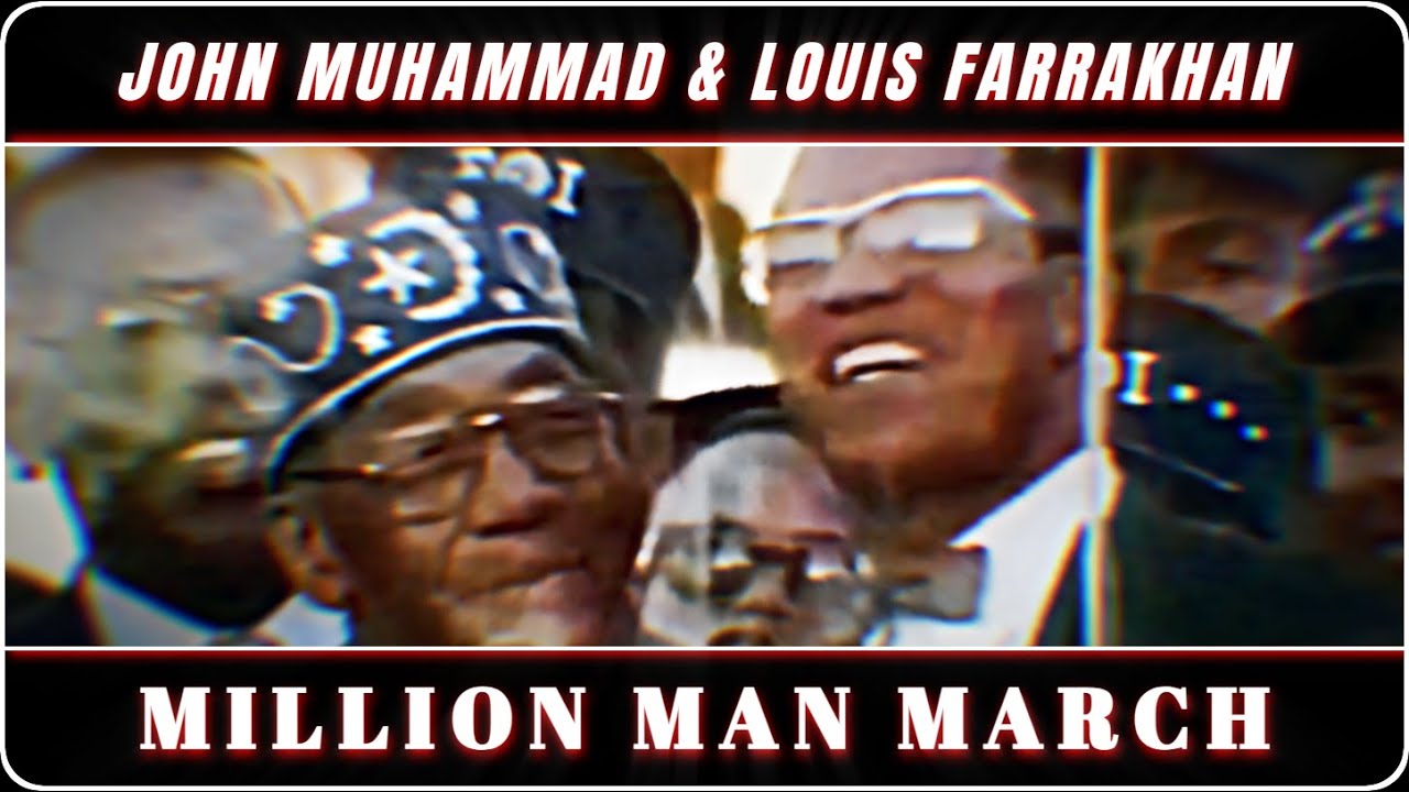 Louis Farrakhan Honors John Muhammad at the Million Man March - YouTube