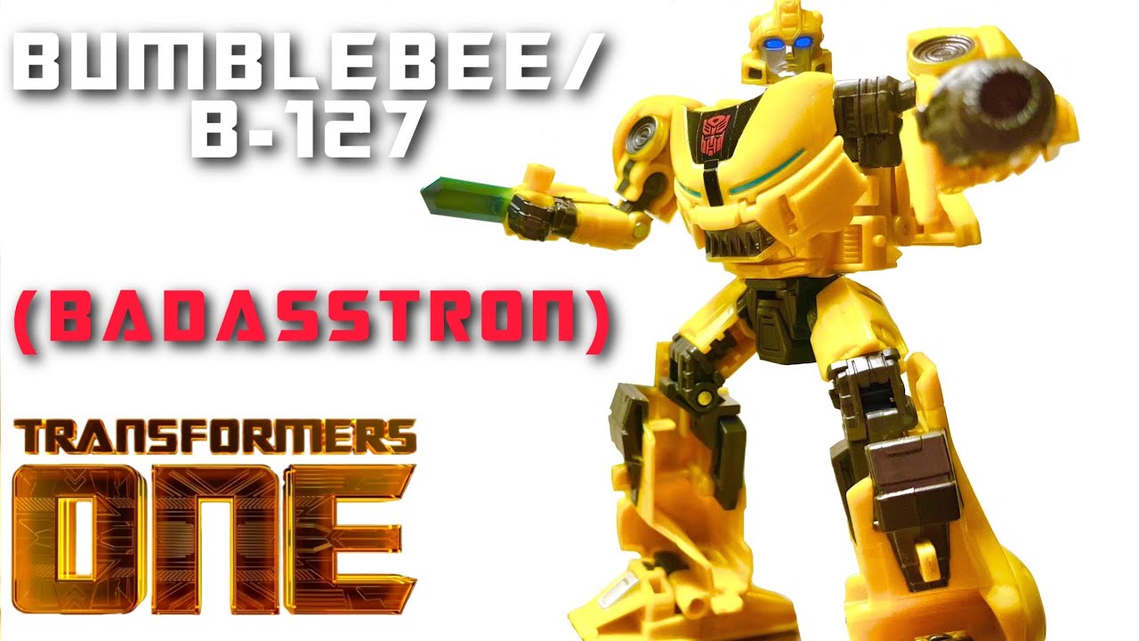TRANSFORMERS ONE Bumblebee / B-127 (BADASSTRON) unboxing - YouTube
