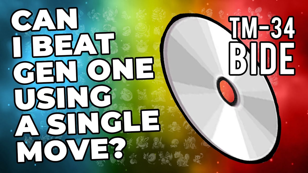 Can I beat Pokemon Blue using ONLY THE MOVE 'BIDE'? - YouTube