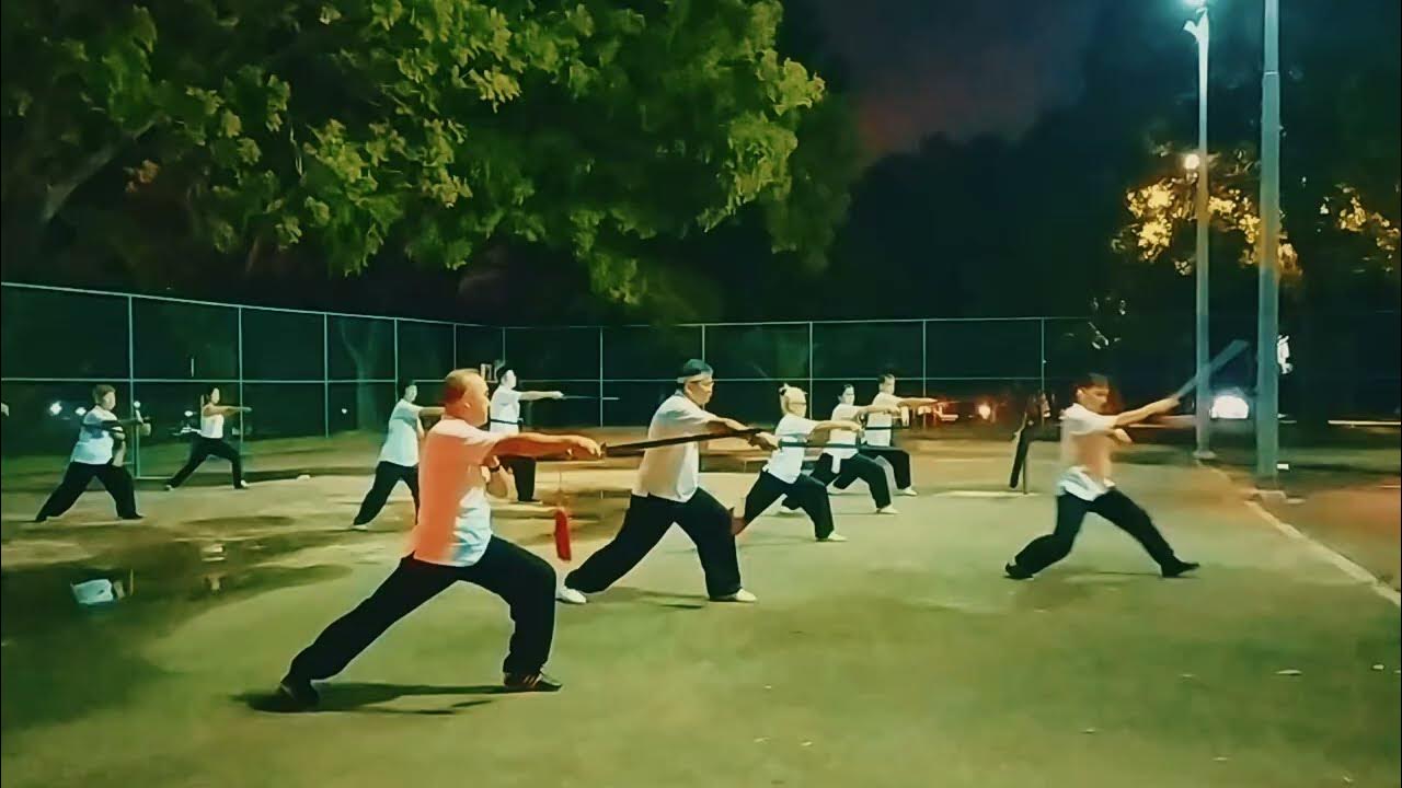 Wushu Sword Course for Adults (1st Class) - Kung Fu Wushu Changquan - YouTube
