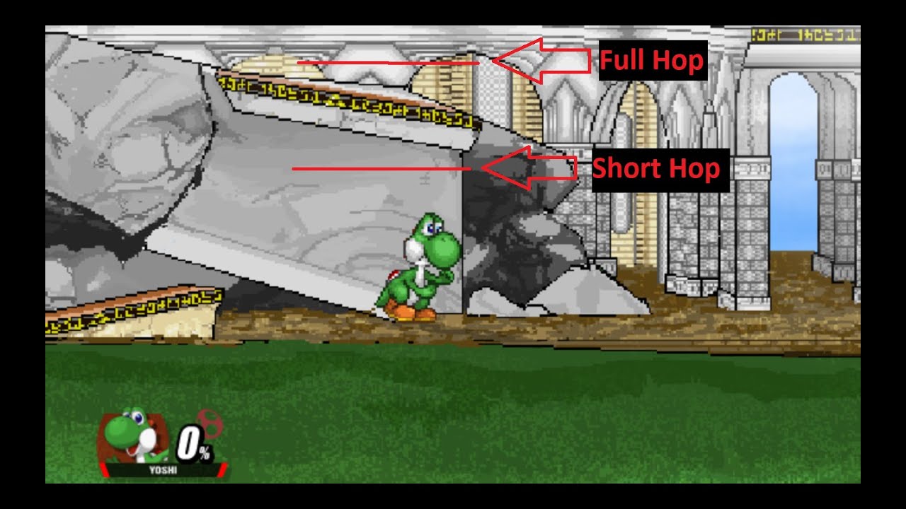 How To Practice Your Short Hop In Super Smash Flash 2 - YouTube