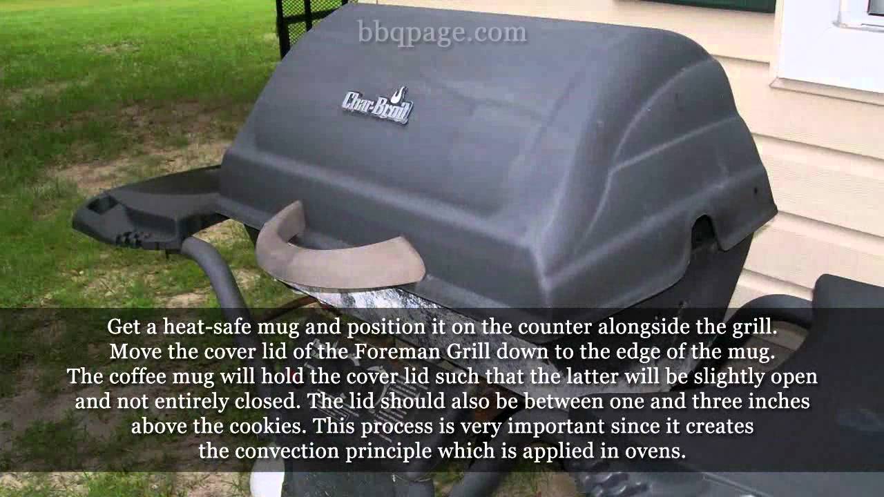 How to Bake Cookies on a George Foreman Grill - YouTube