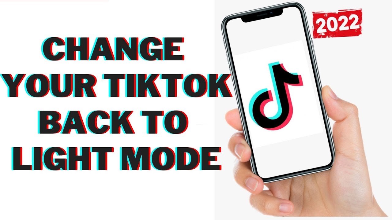 how change your tiktok back to light mode from dark mode - YouTube