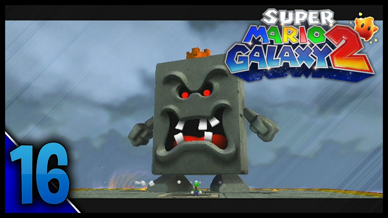 Super Mario Galaxy 2 - Part 16 - Whomp King's Back! - YouTube