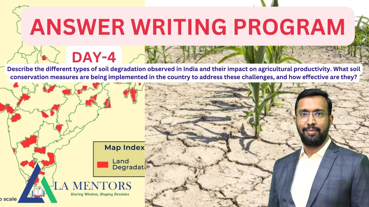 Answer Writing Program II Soils II Land Degradation II #upsc #tspsc # ...