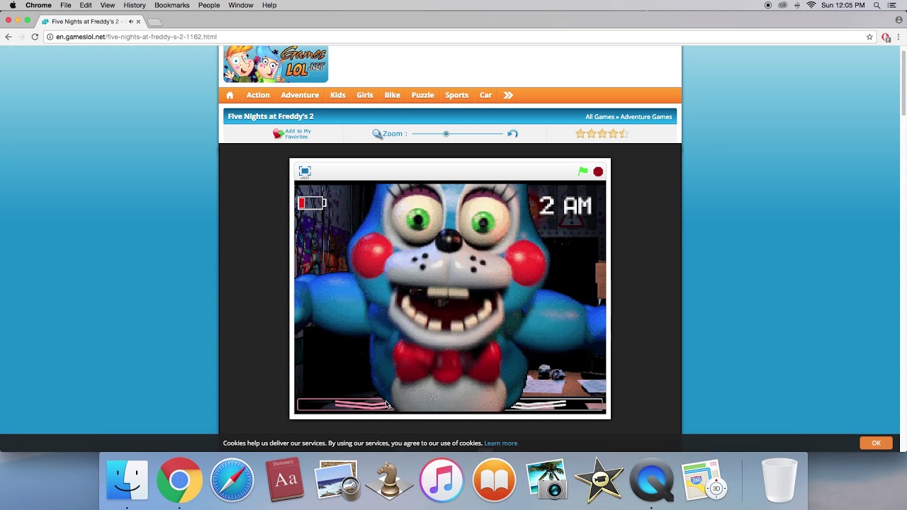 FNAF Jump scared by Toy bonnie - YouTube