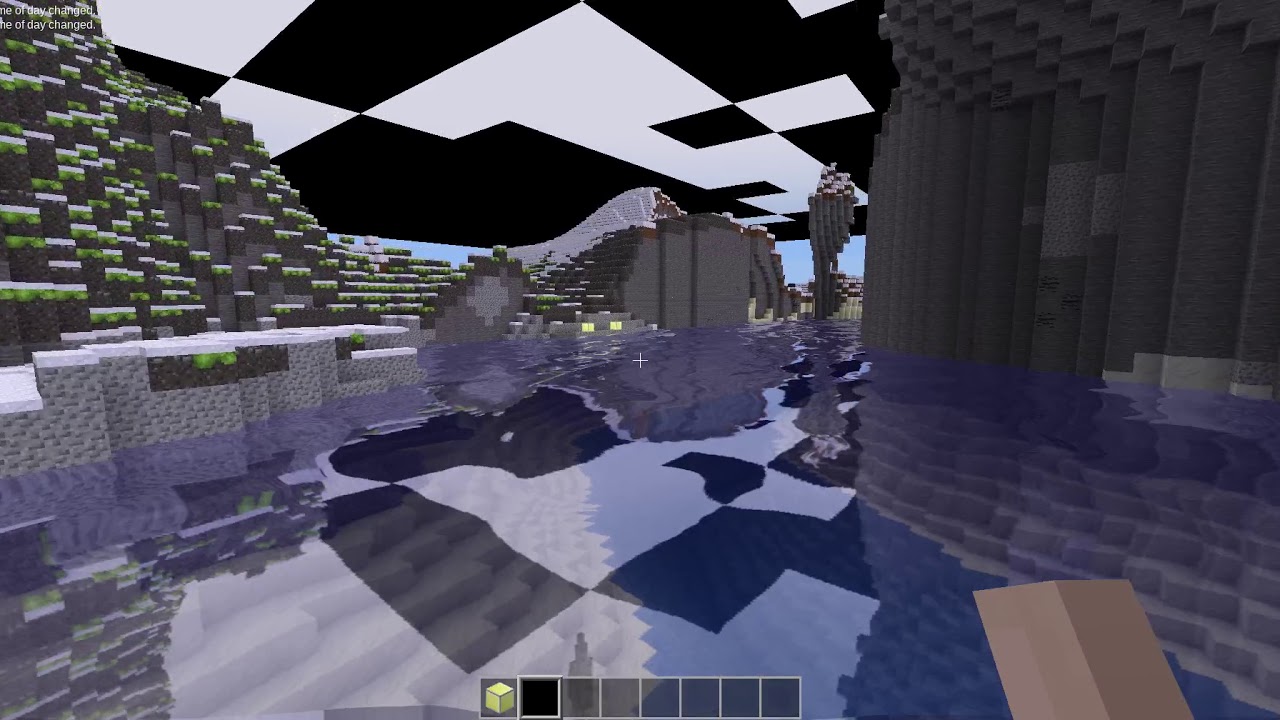 Minetest Real-Time Water Reflection - YouTube