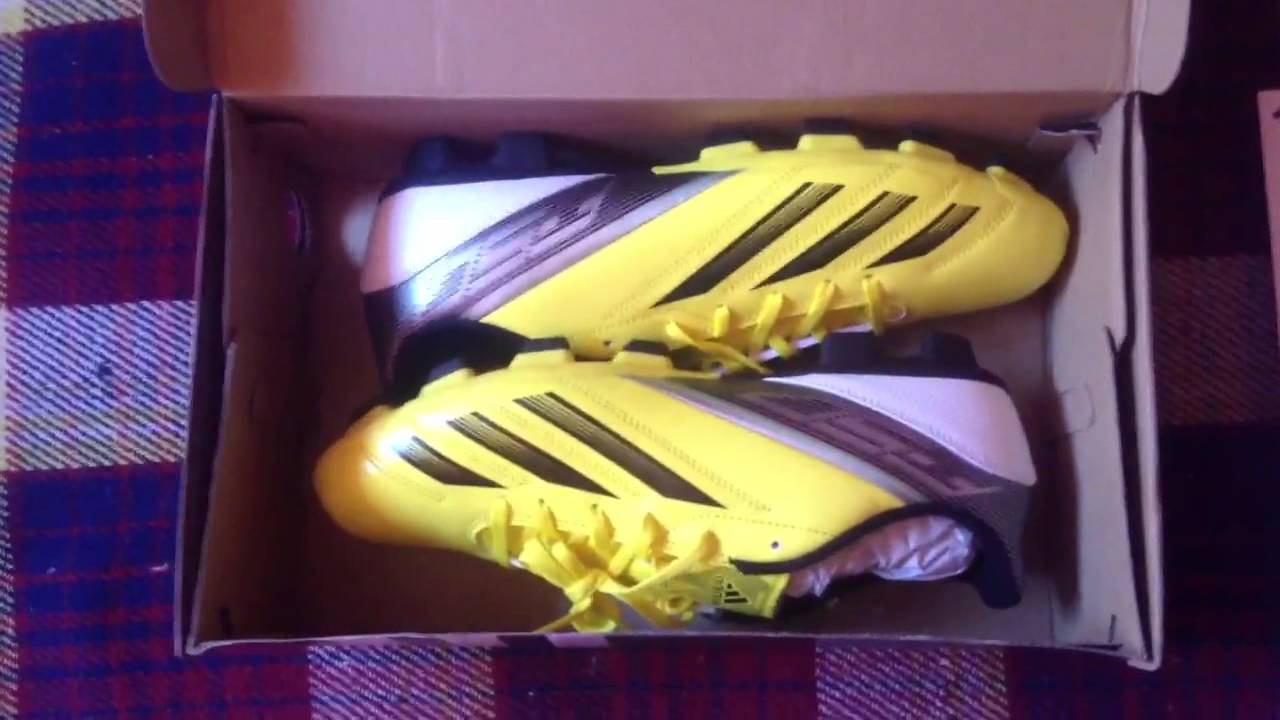 Tenis Adidas f5 de Lionel Messi 2013(revisado) - YouTube