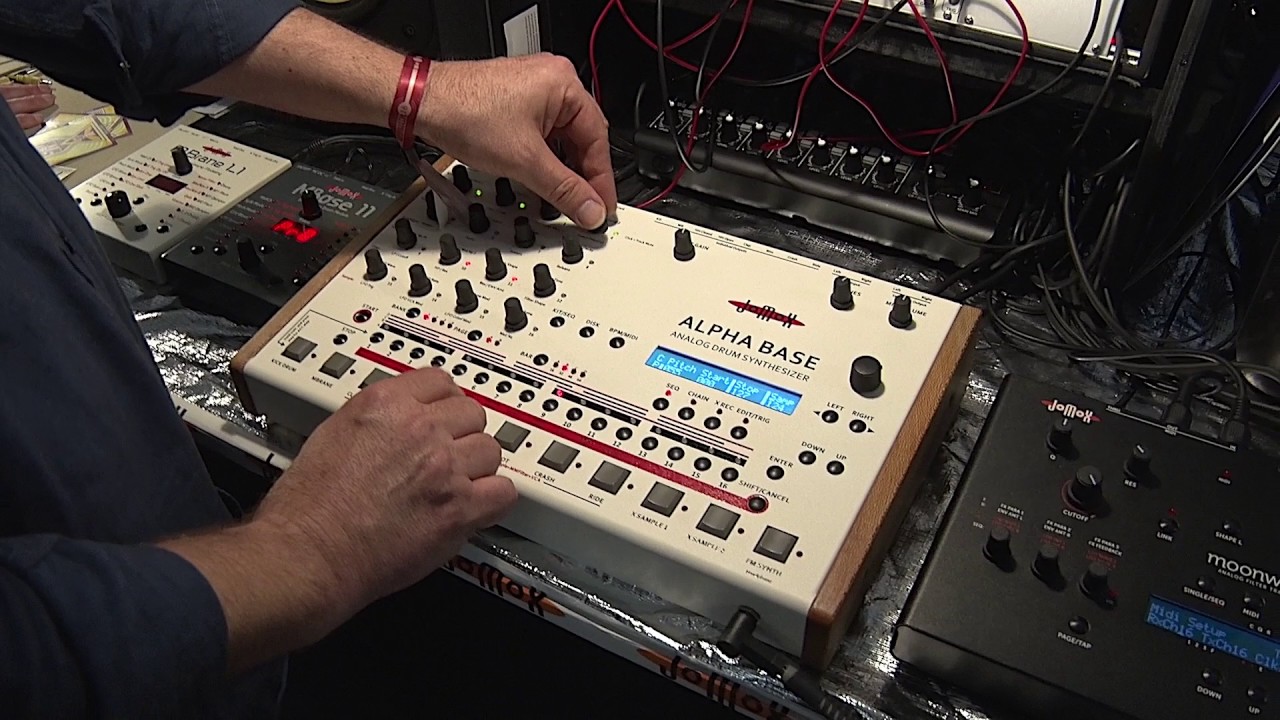 Superbooth 2017 JOMOX Alpha Base Analog Drum Synthesizer (deutsch ...