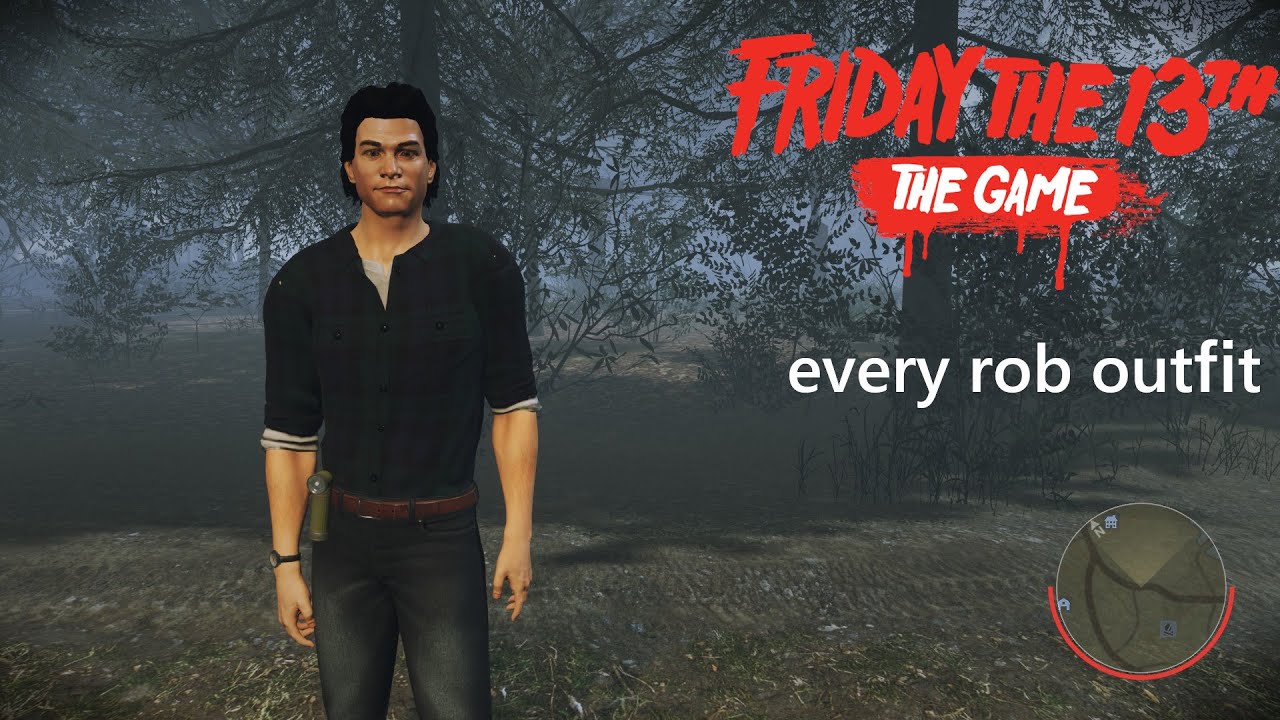 Friday the 13th The Game Resurrected: Rob Dier Every Outfit - YouTube
