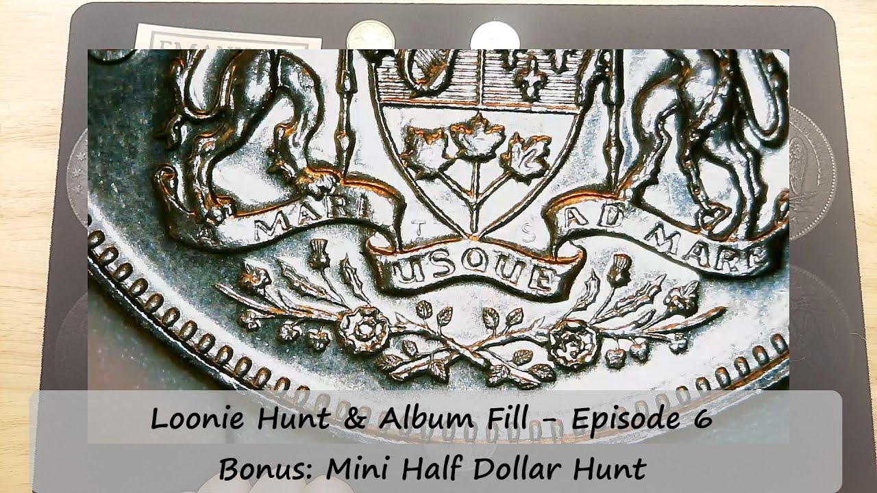 Loonie Hunt & Album Fill - Episode 6 + Bonus Mini Half Dollar Hunt ...