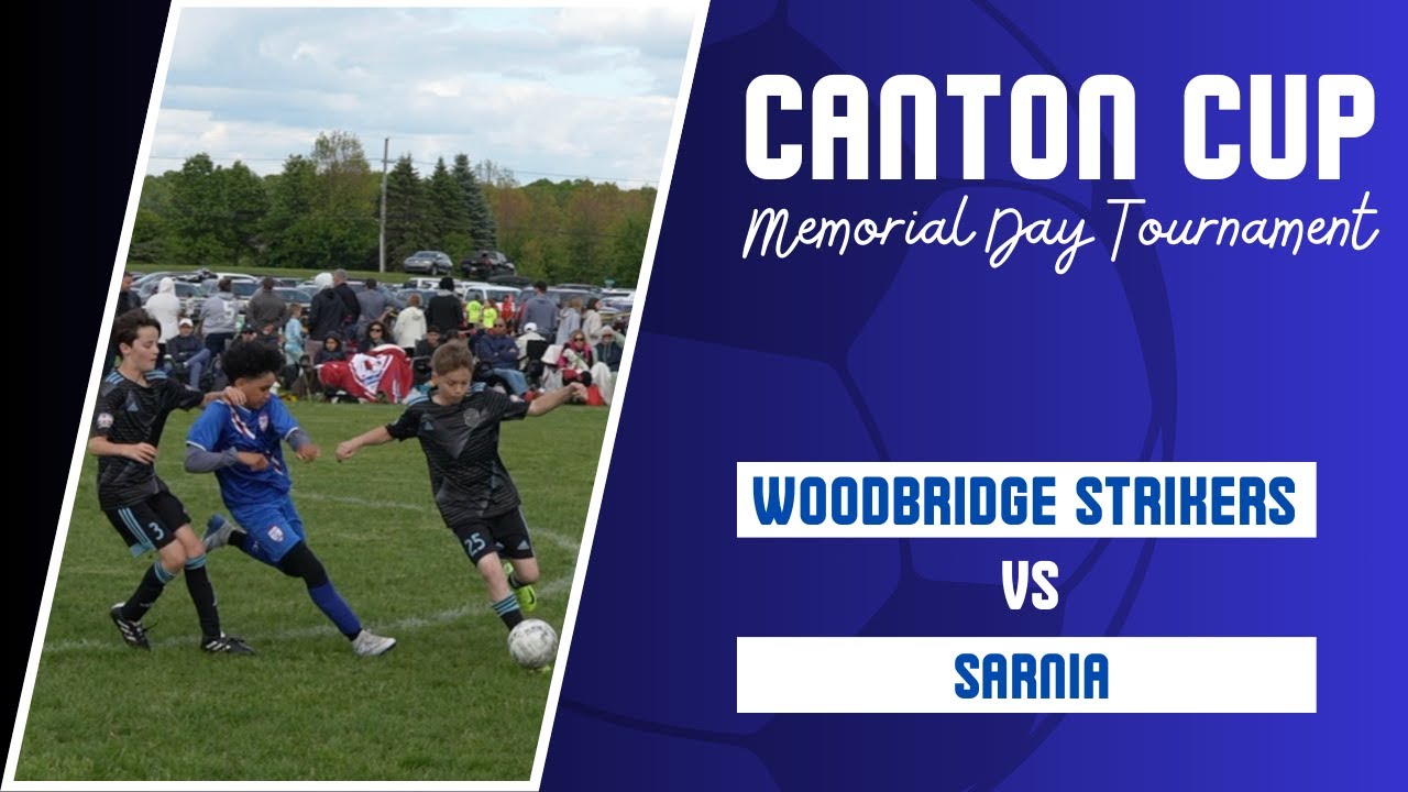 Canton Cup Tournament - Woodbridge Strikers (white) vs Sarnia 2013 ...