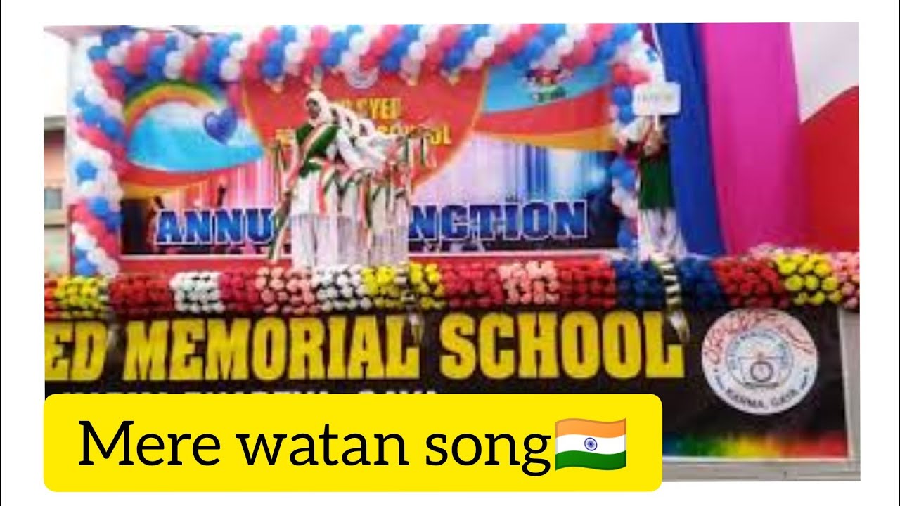Mere watan song drama at ssms - YouTube