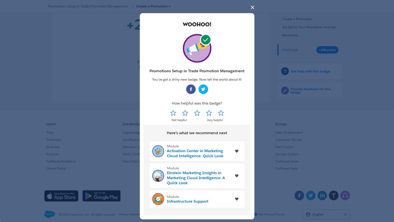 Promotions Setup in Trade Promotion Management - Salesforce Trailhead ...