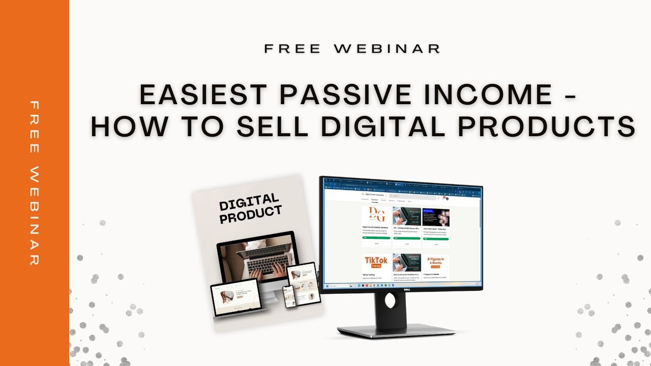 Easiest Passive Income Stream - Learn How To Sell Digital Products ...