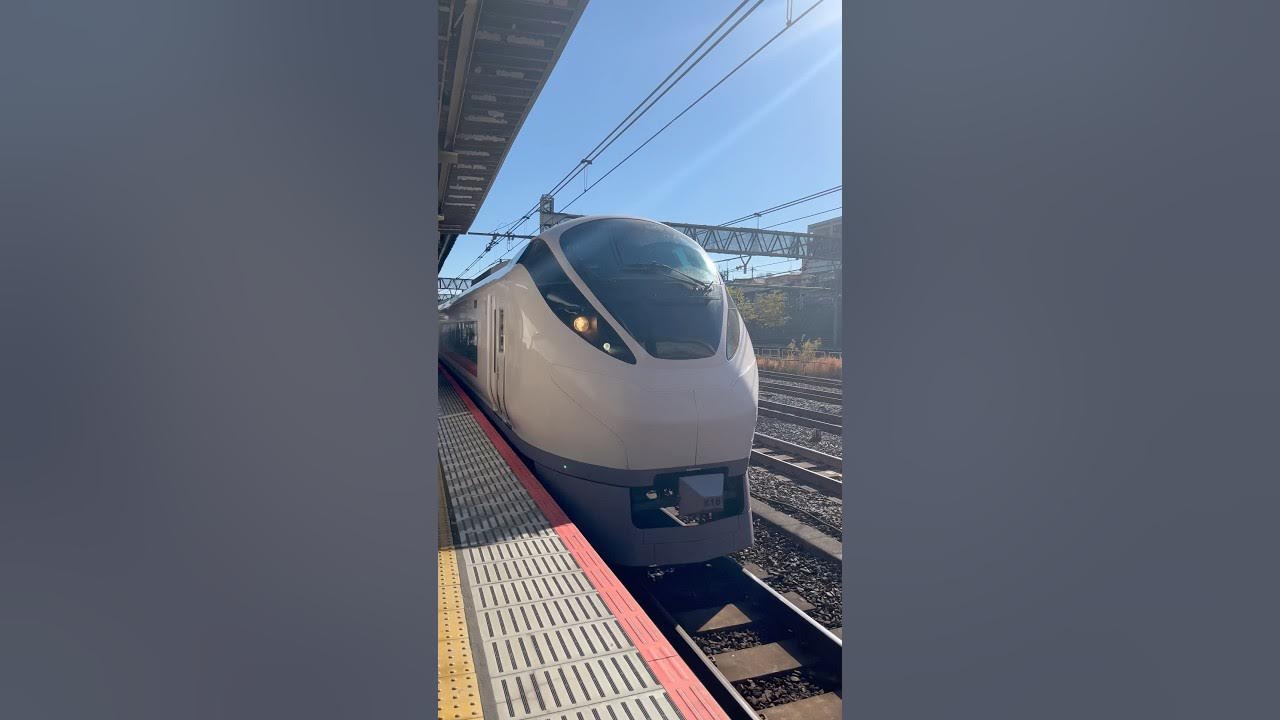 ジョイント音最高 特急E657系K16編成日暮里駅通過シーン 警笛有り - YouTube