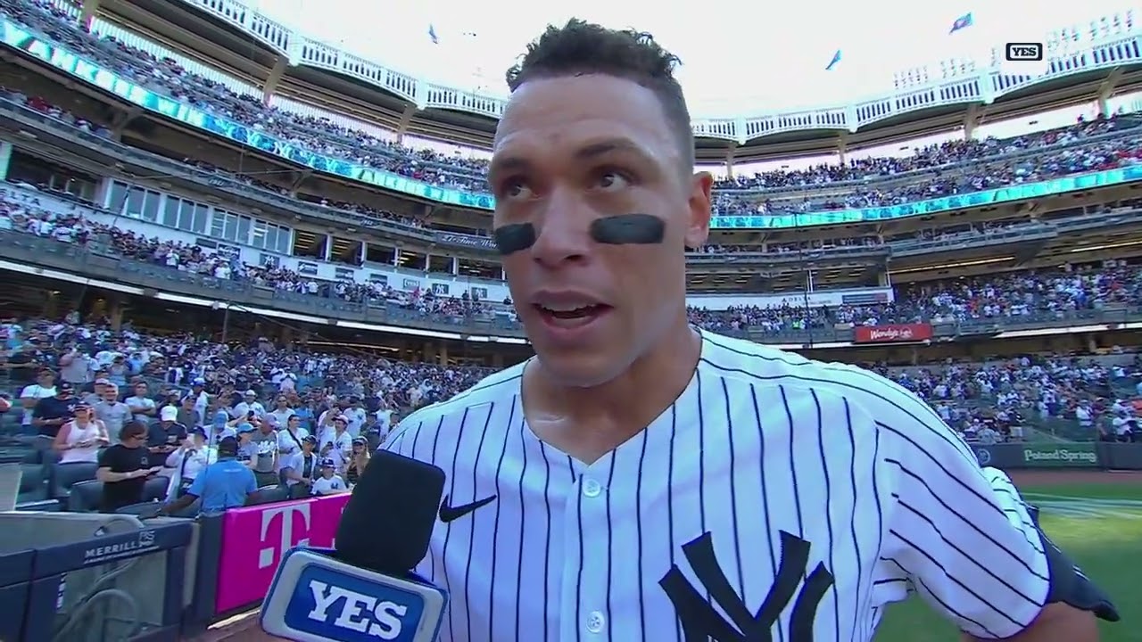 Aaron Judge hits walk-off home run to beat Astros - YouTube