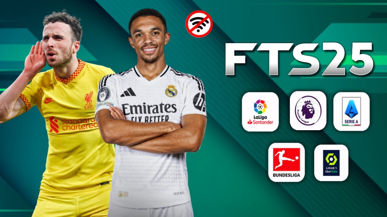 FTS 25 MOBILE™ ANDROID OFFLINE 300 MB NEW KITS 2025/26 REAL FACES AND ...