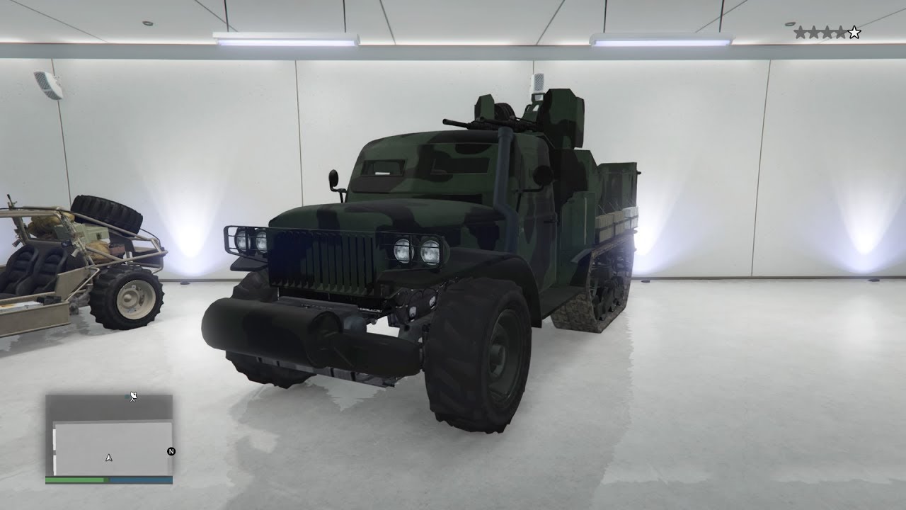 GTA Online Gunrunning DLC - Customizing Bravado Half-track - YouTube
