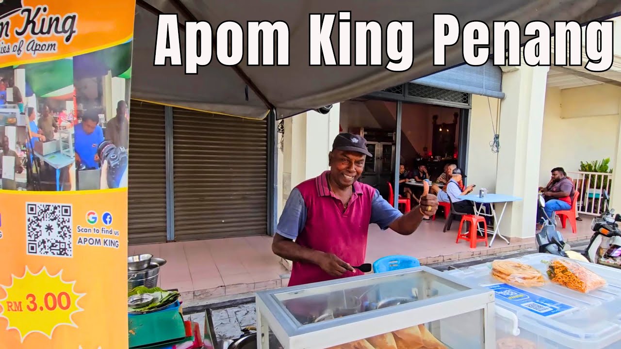 Apom King Penang: Street Food Magic & My First Appam Making Experience ...