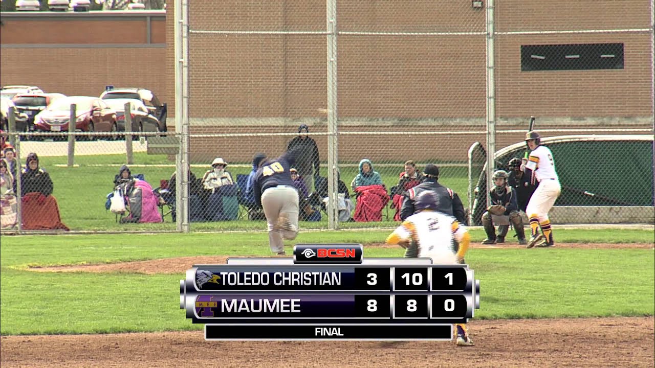 Maumee vs. Toledo Christian High School Baseball at Maumee 4-2-2016 ...