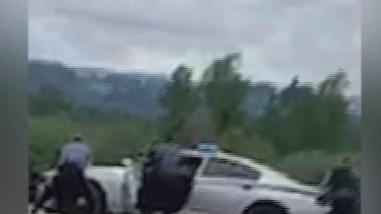 High-speed I-84 chase, shots fired: Homicide suspect caught - YouTube