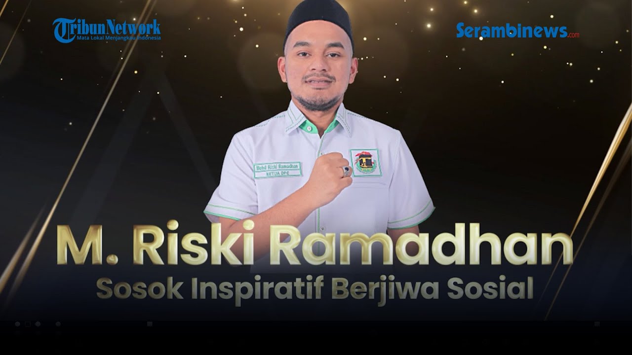 M Riski Ramadhan, Sosok Inspiratif Berjiwa Sosial - YouTube