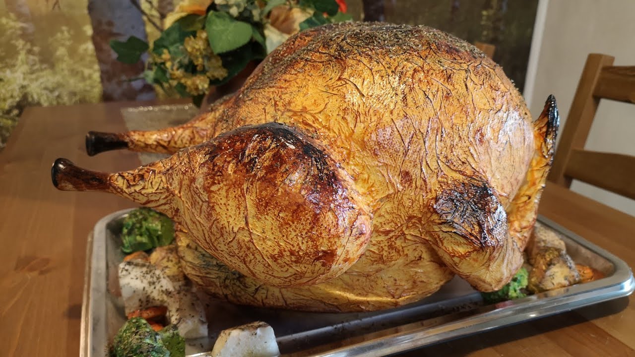 Christmas turkey theatre prop. - YouTube