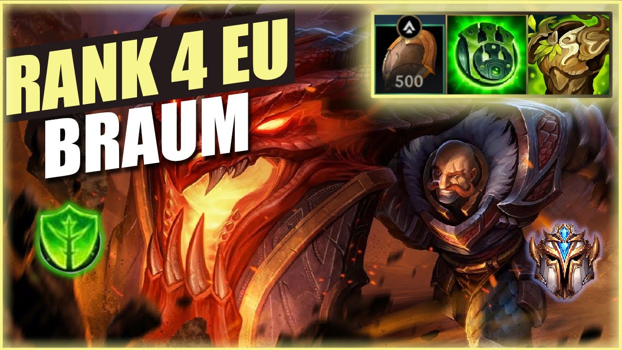 [Wild Rift] Braum Rank 4 EU Server - OTP Challenger ranked game + build ...