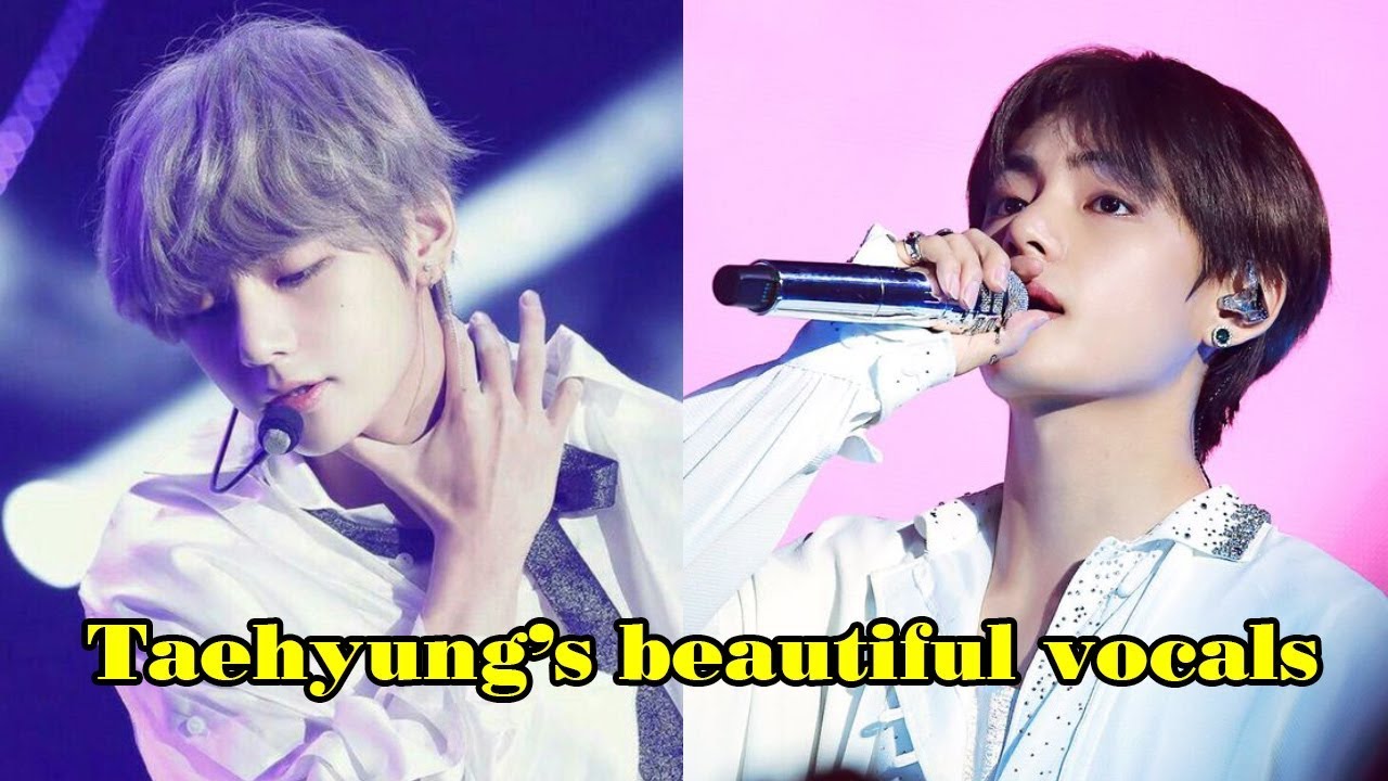 BTS Kim Taehyung's beautiful vocals - YouTube