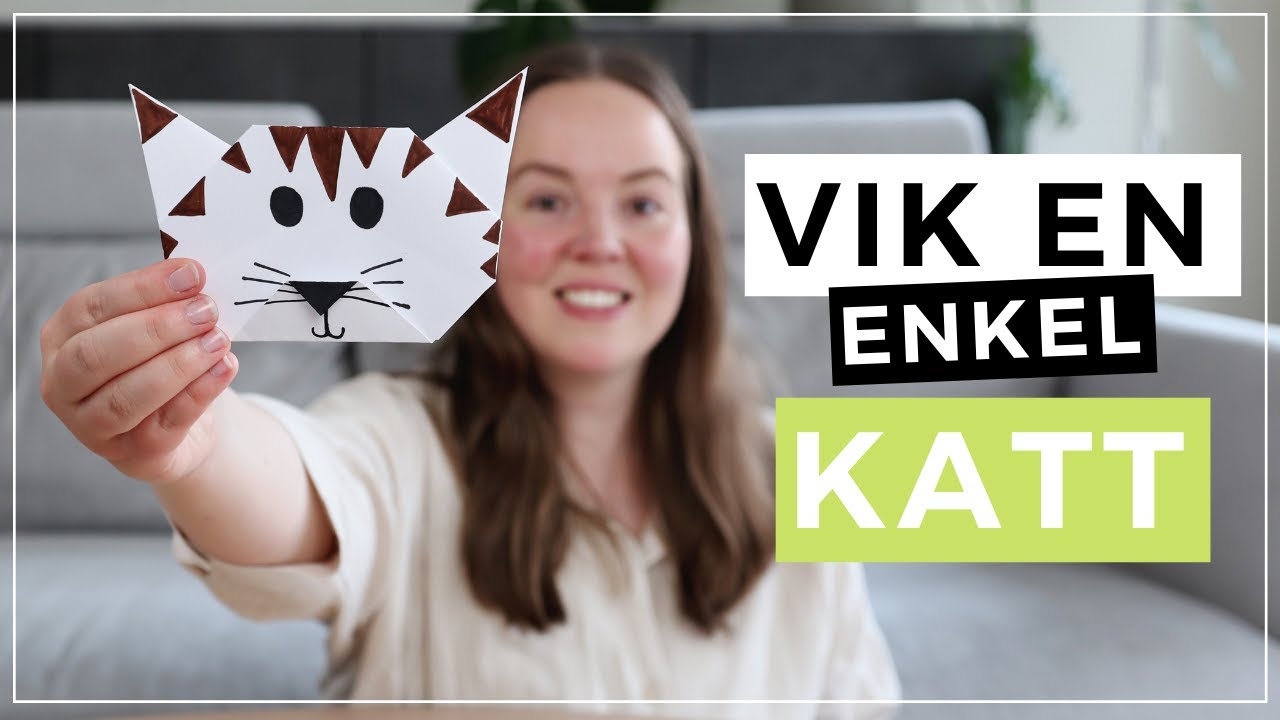 Vika en katt | enkel origami - YouTube
