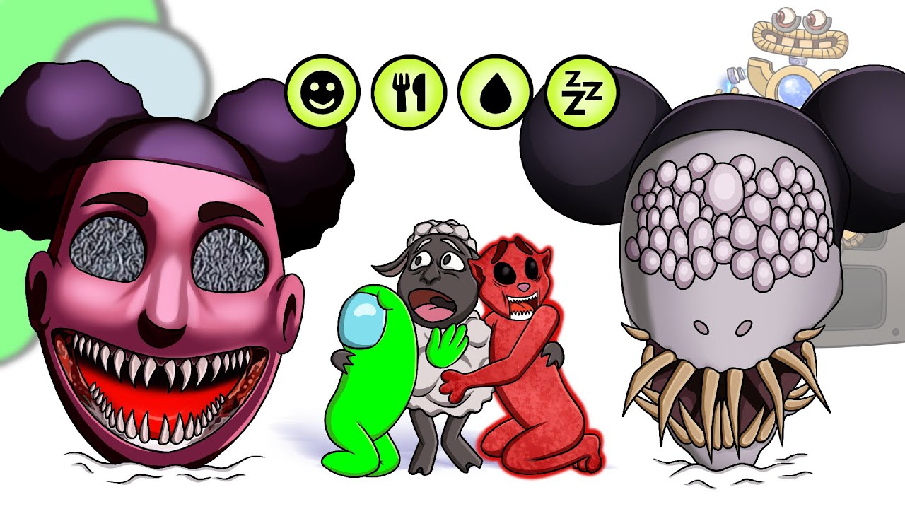 Spooky Amanda: Mini Crewmate, Juan, Wubbox and NabNab vs Amanda the ...