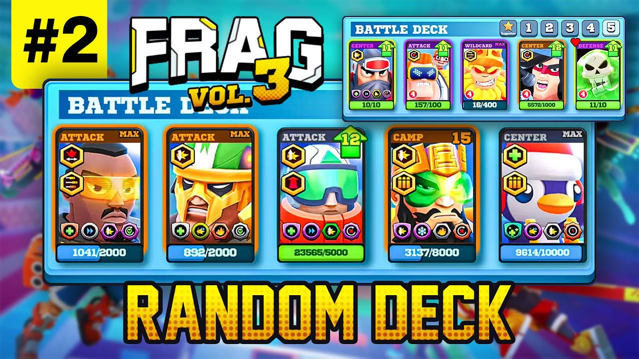Random Deck Gameplay #2 | Gameplay of 2 different decks 🔥 Frag Pro Shooter (iOS, Android) - YouTube