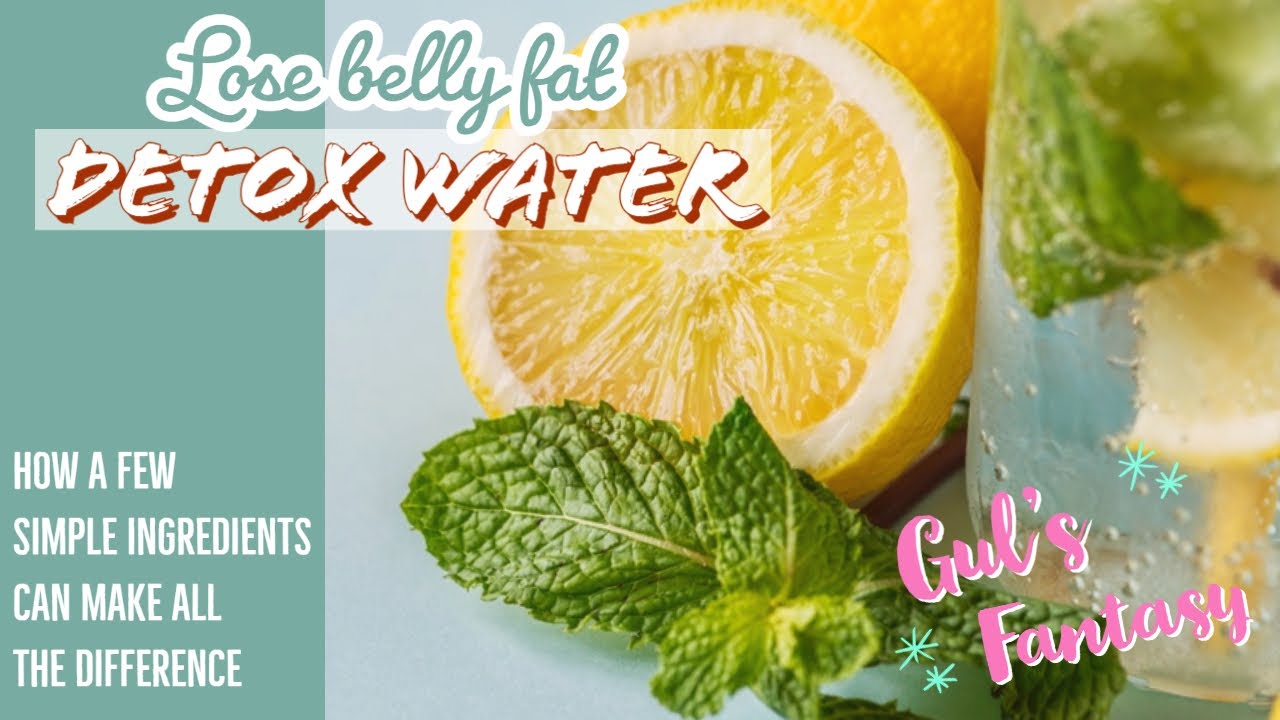 Detox Water for fat burning | homemade drinks to lose belly fat - YouTube