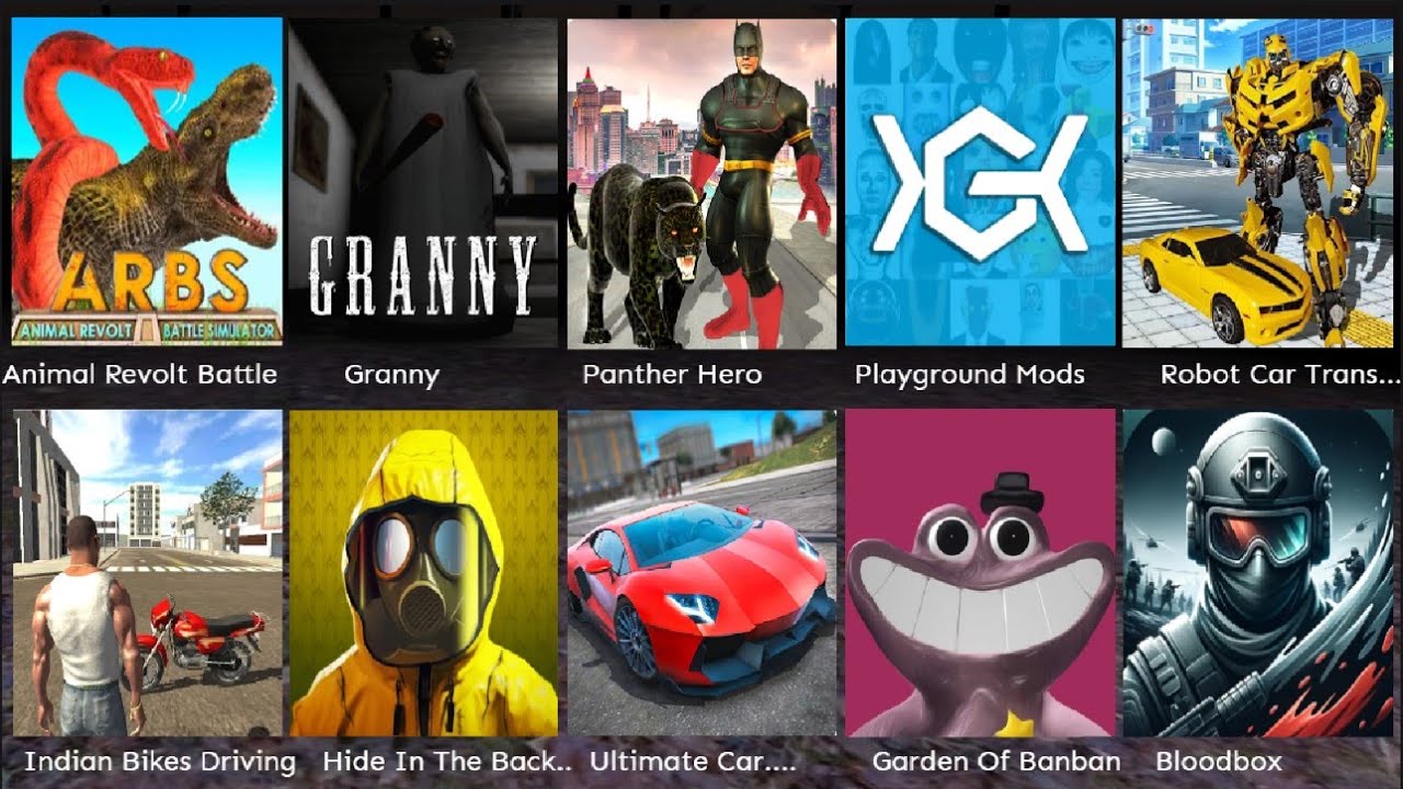 🔴 Robot Car Transformer, Playground Mods, Bloodbox, Indian Bike Driving ...