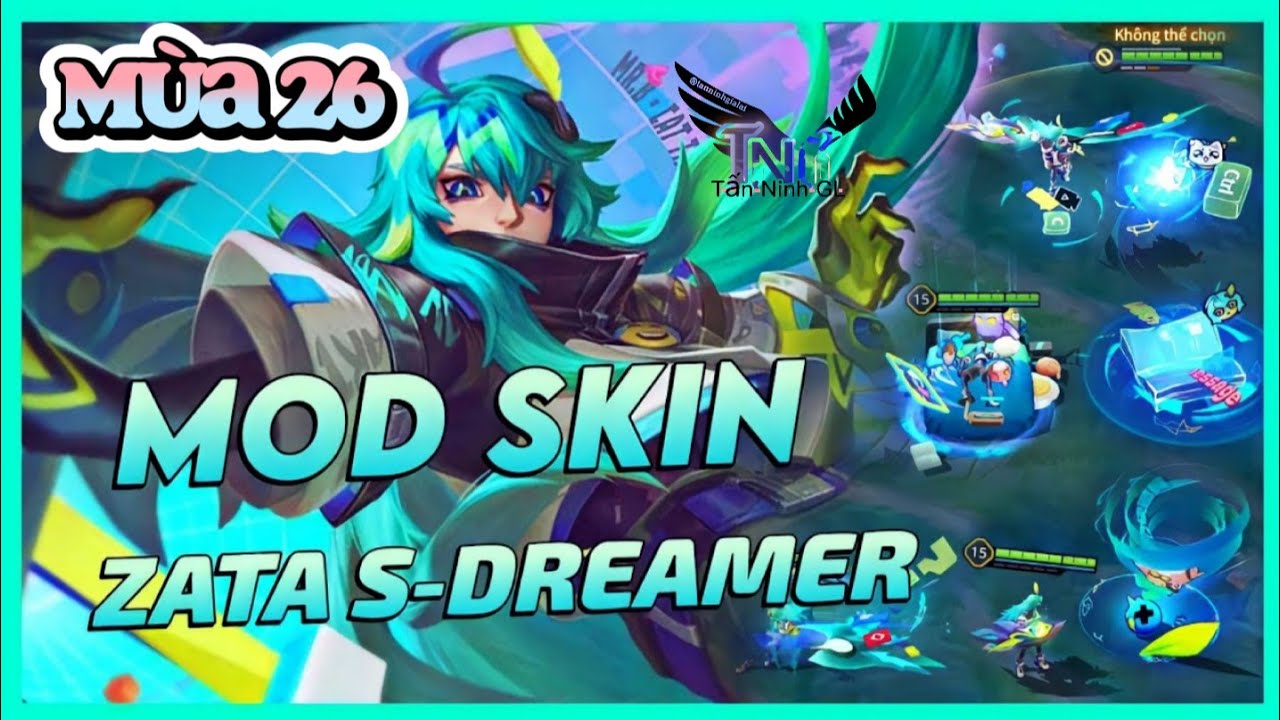 Mod skin Zata Tác Gia Đương Đại mùa 26 || Mod skin Liên Quân - YouTube