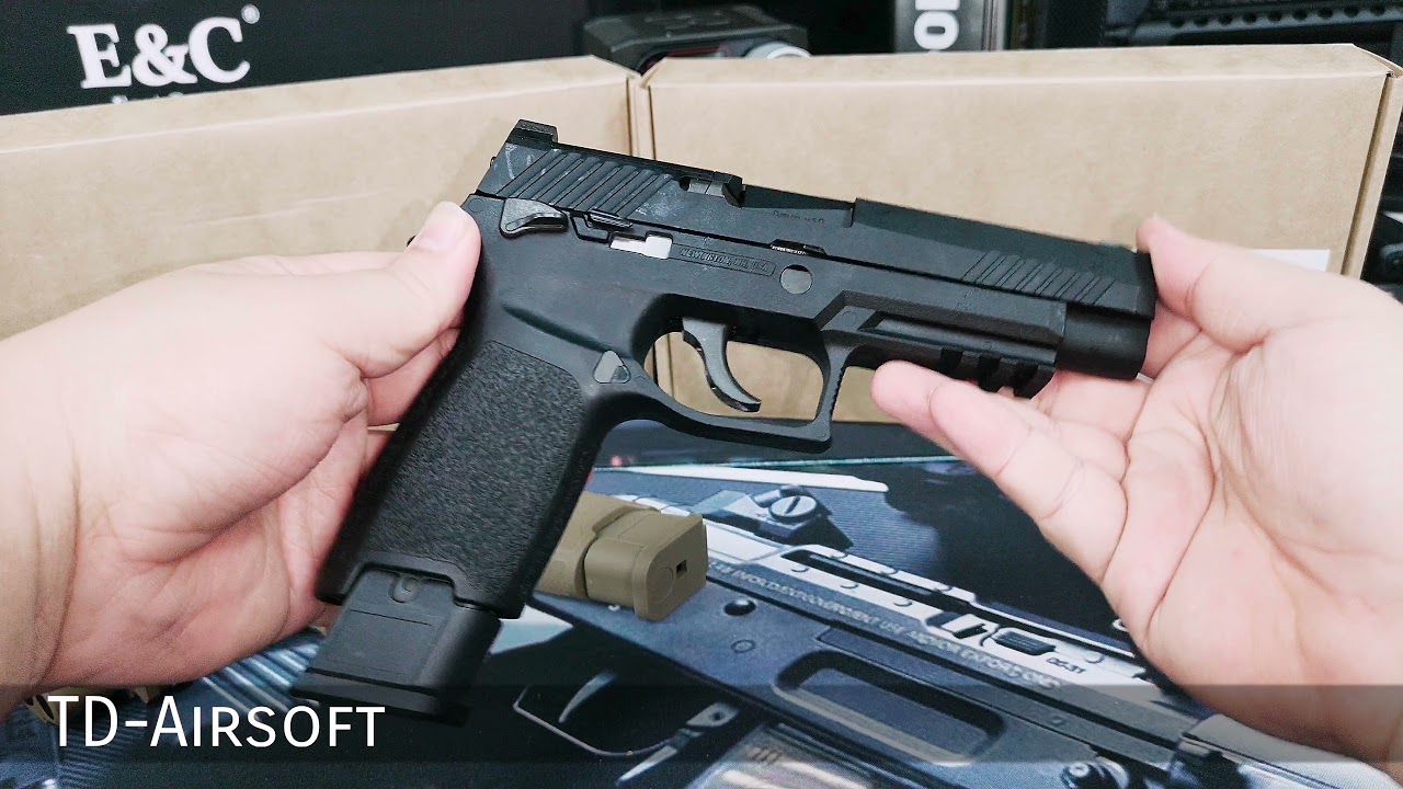 [TDAG] WE M17 P320 TAN / Black - YouTube