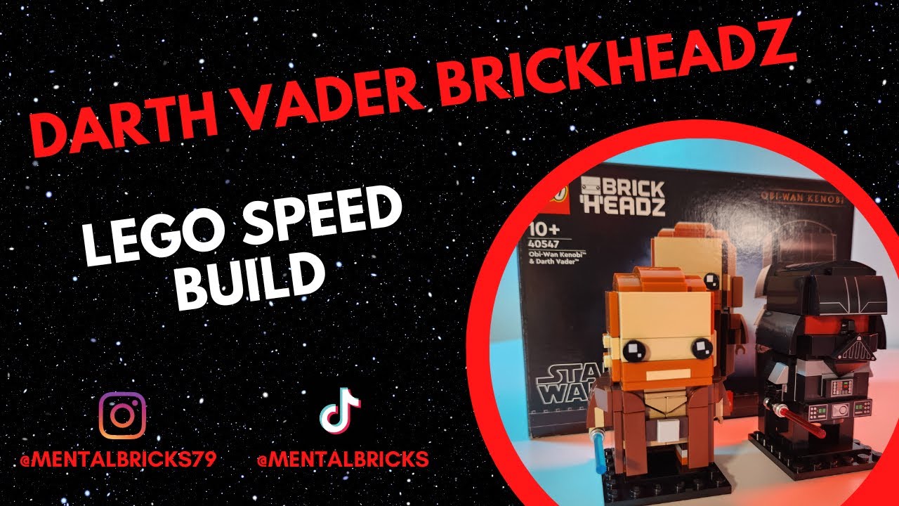 Lego Star Wars Darth Vader Brickheadz Build - YouTube
