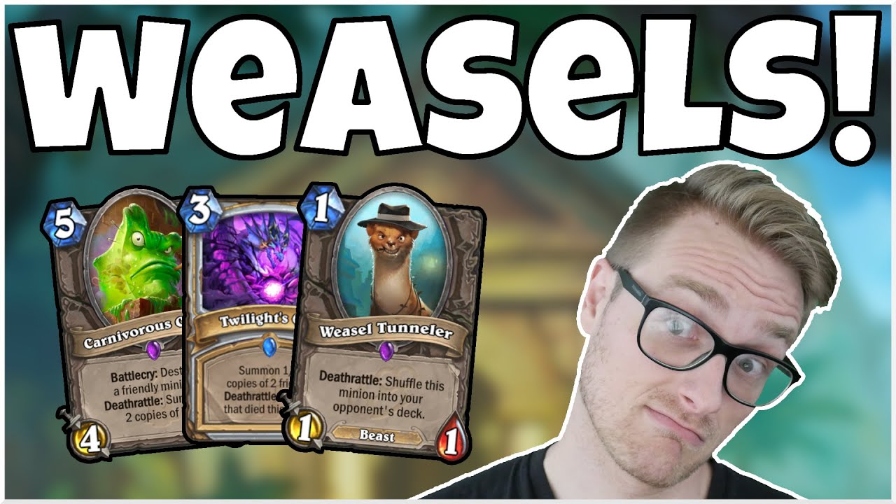 Hearthstone | So Many WEASELS! | Wild Weasel Quest Priest | Rise of ...