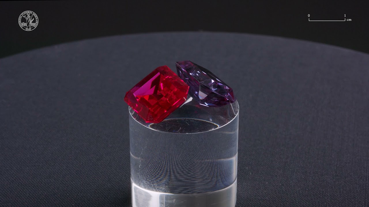 Corundum, synthetic ruby, and sapphire - YouTube