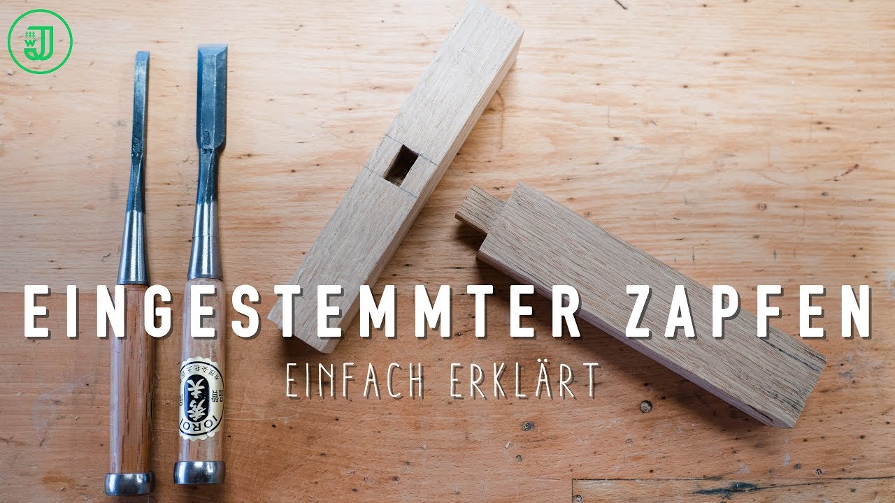 Unsichtbare Schlitz- und Zapfenverbindung | Holzverbindungen einfach ...