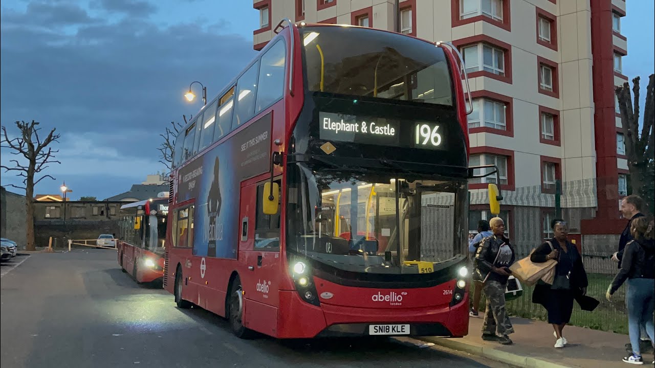 FRV. Abellio London Route 196. Norwood Junction - Elephant & Castle ...