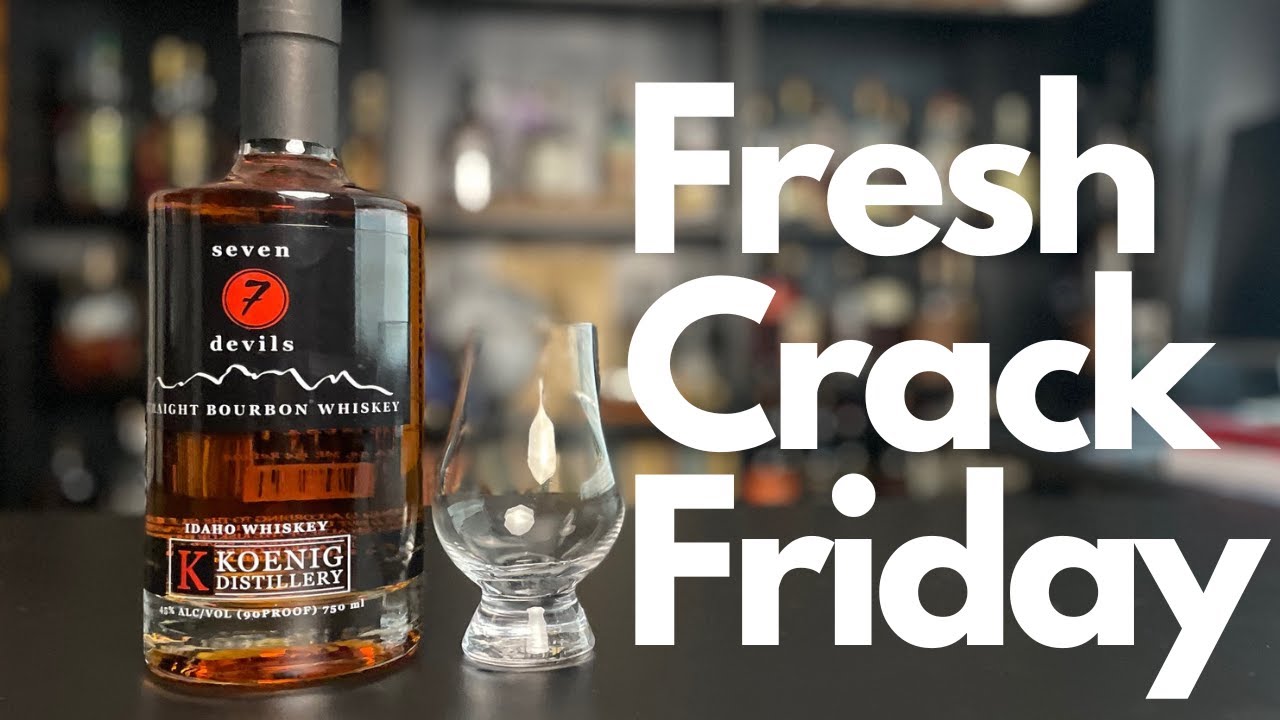 Fresh Cracking 7 Devils Straight Bourbon Whiskey - YouTube