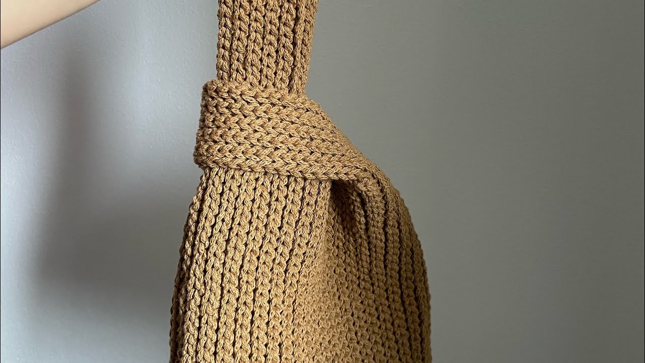 Modello borsa nodo giapponese crochet bag with Japanese knot #crochet # ...