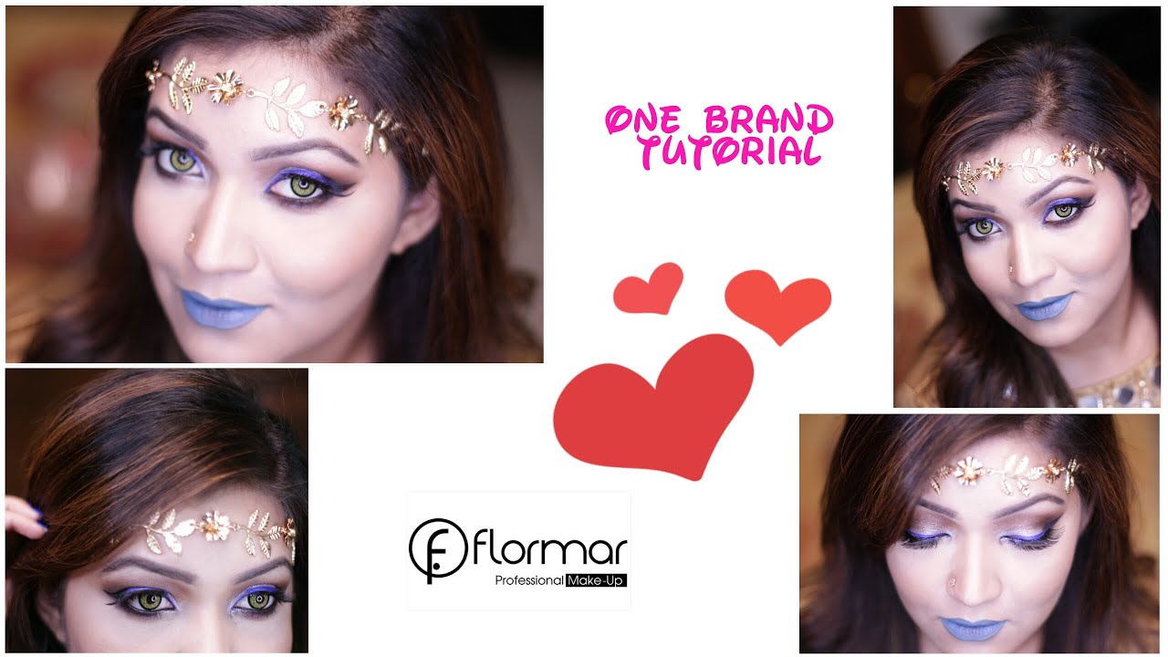 One Brand MakeUp Tutorial (Flormar) - YouTube