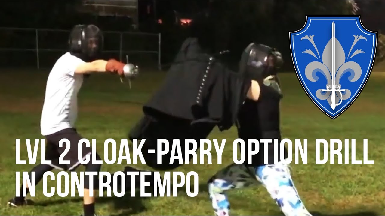 OPTION DRILL: Cloak-Parry Drill in Controtempo - YouTube