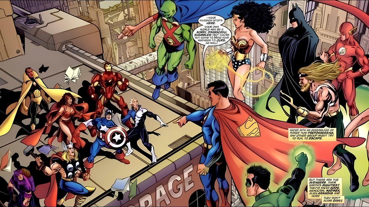 The BIGGEST Avengers and Justice League Crossover EVER! | PART 1 - YouTube